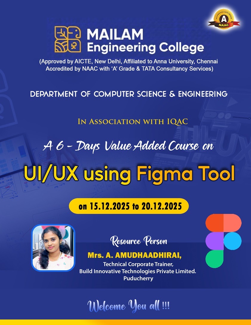 UI/UX Design with Figma: A Six-Day Value-Added Course - MEC
